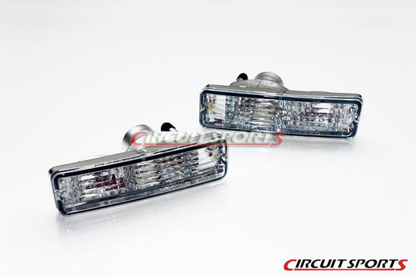 Front Turn Signals (Clear) - Nissan 240SX/180SX ('91-94 Chuki, Tear ...